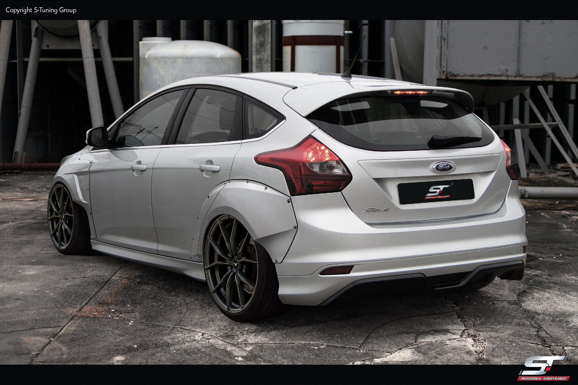 Ford Focus Mk3, Widebody Kit, Conversion Bodykit, RS