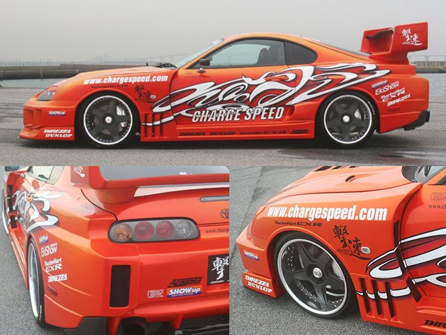 Tuningteile Chargespeed Super GT Style Breitbau Bodykit Toyota Supra ...